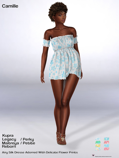 Second Life Marketplace 1w Camille Summer Dress